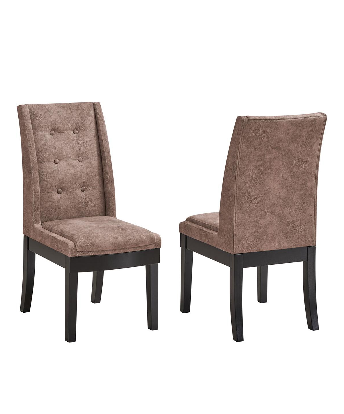 Click here for Kings Brand Furniture Set of 2 Tufted Parsons Dini... prices