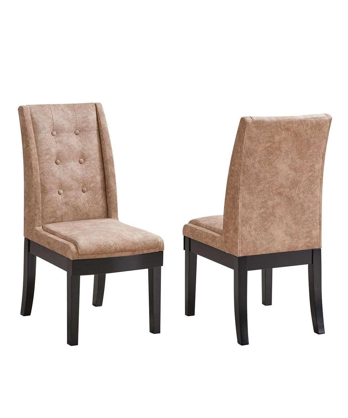 Click here for Kings Brand Furniture Set of 2 Tufted Parsons Dini... prices