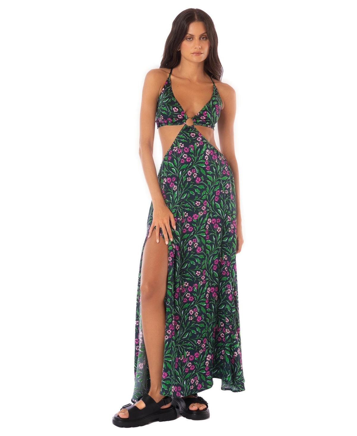 Click here for Maaji Womens Water Rose Rosalina - Open blue prices