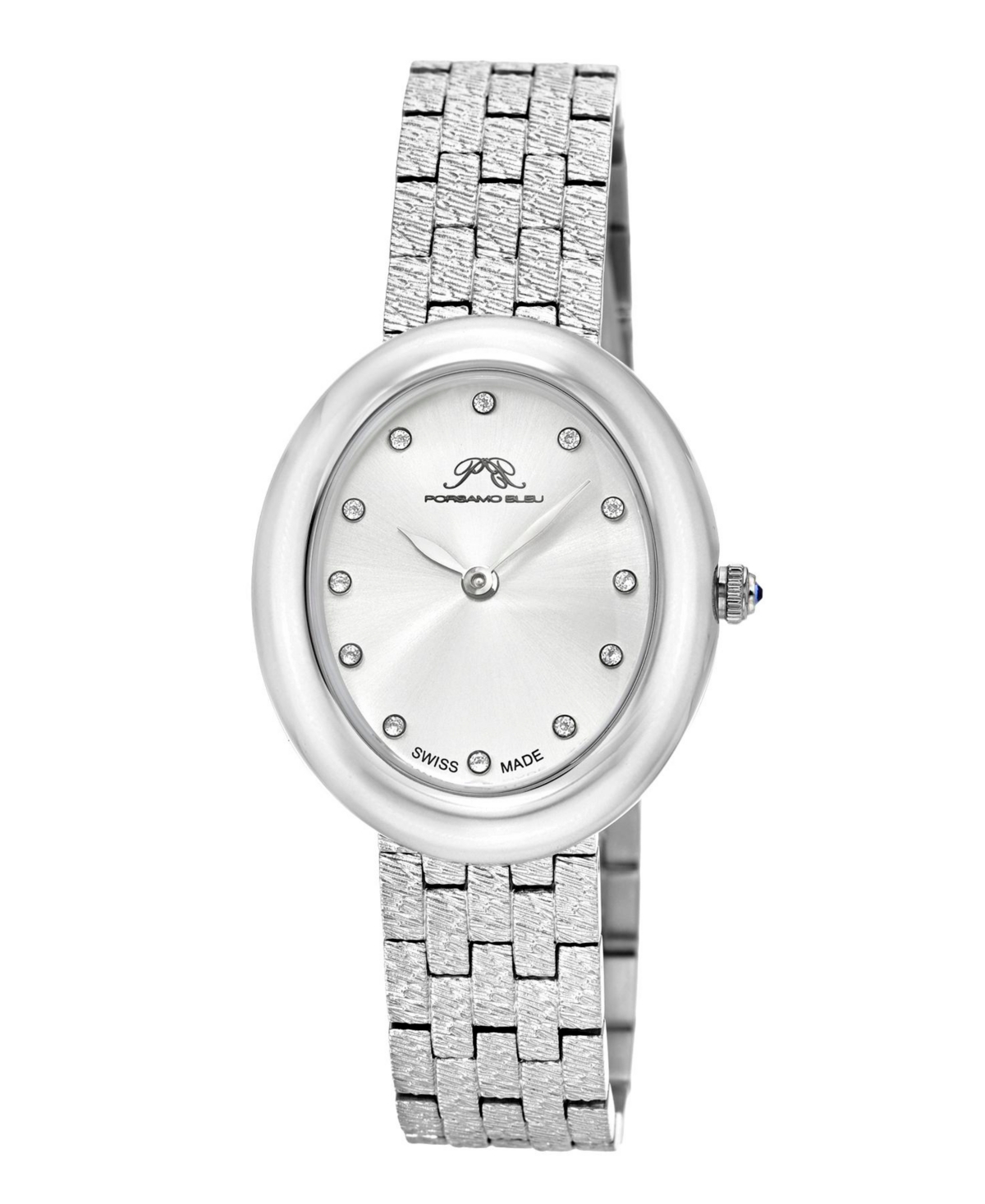 Click here for Porsamo Bleu Womens Angelica Topaz Silver Tone Sta... prices