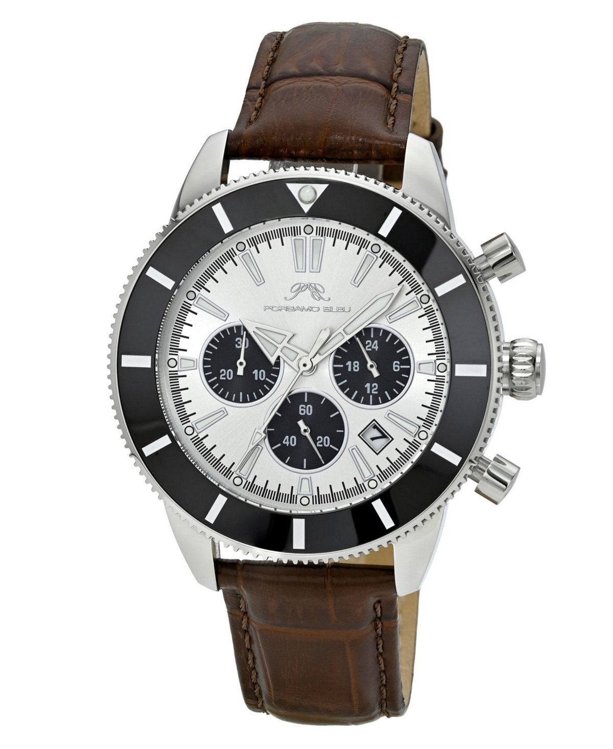 Click here for Porsamo Bleu Mens Brandon Genuine Leather Watch 10... prices