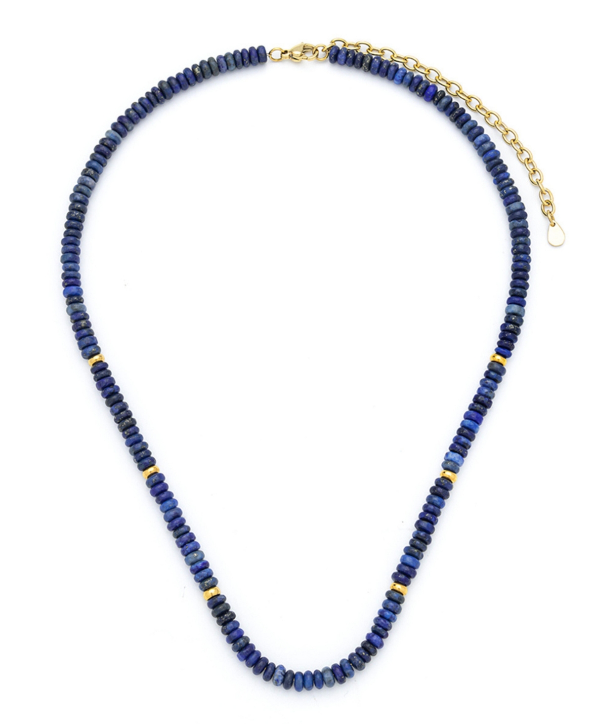 Click here for Charis Gemstone Beaded Necklace - Blue lapis prices