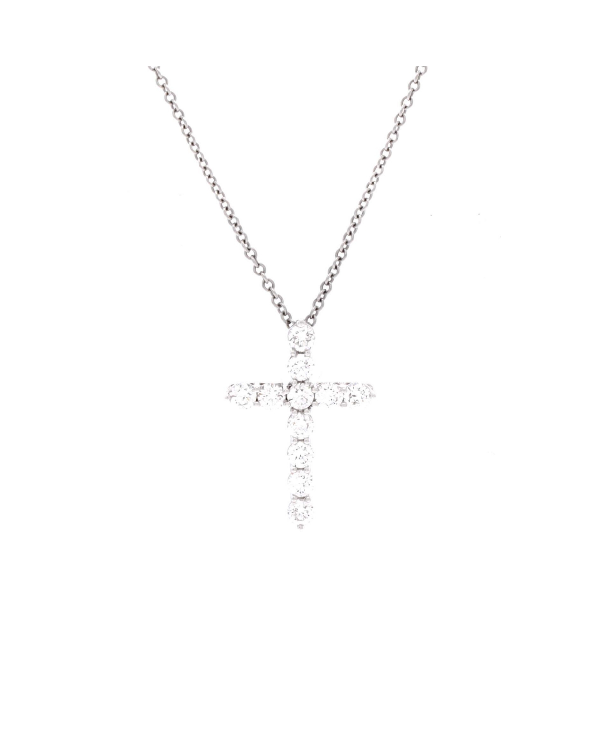 Click here for Pre-Owned Tiffany & Co Cross Pendant Necklace - Pl... prices