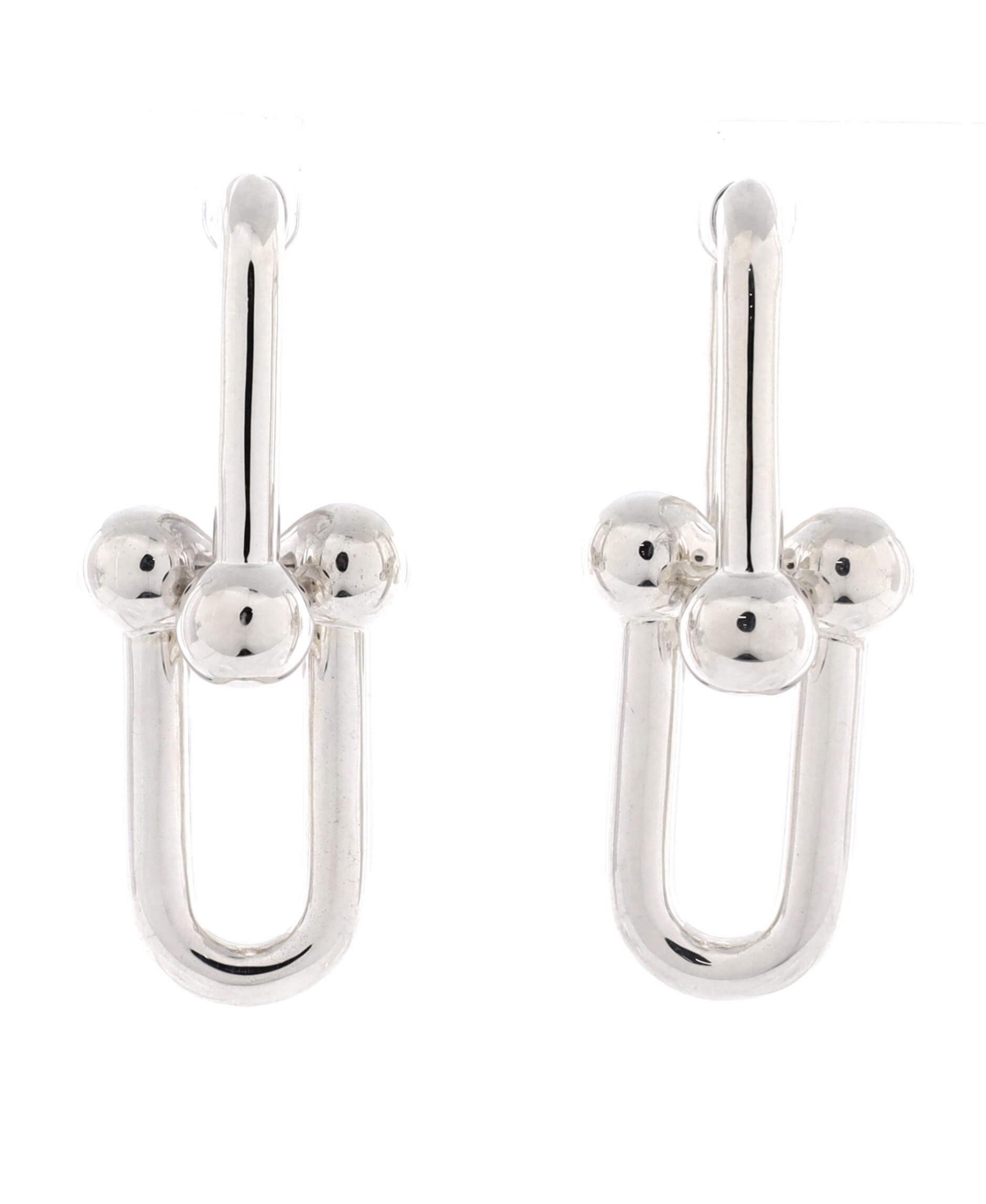Click here for Pre-Owned Tiffany & Co Hardwear Link Earrings - St... prices