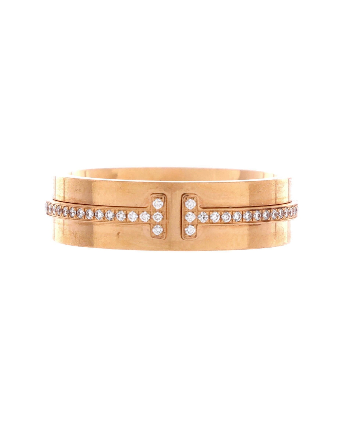 Click here for Pre-Owned Tiffany & Co Tiffany T Ring - 18k rose g... prices