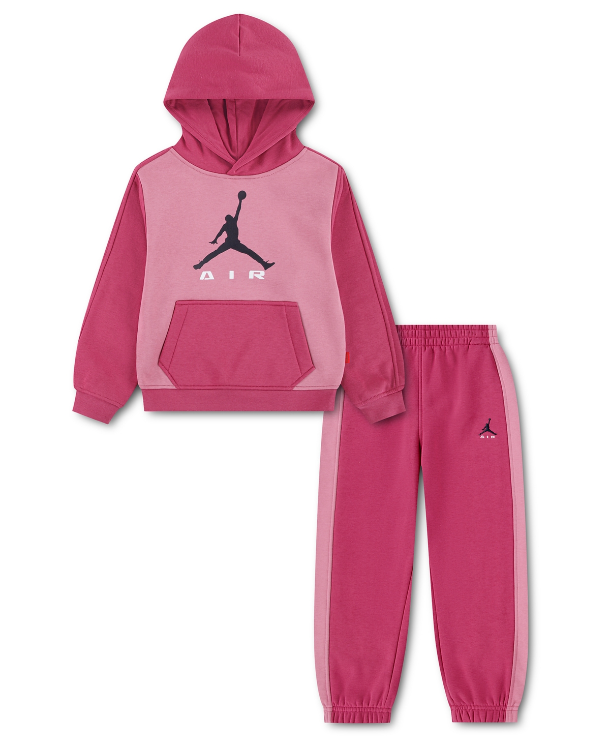 Click here for Jordan Girls 4-6X Color-Block Fleece Hooded Sweats... prices