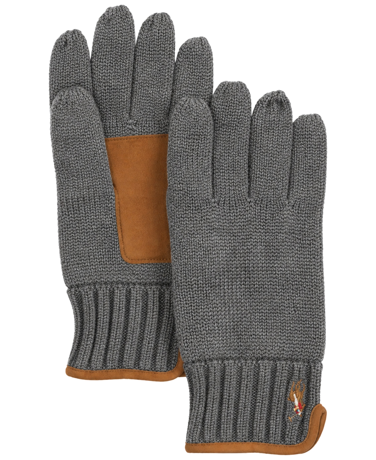 Click here for Polo Ralph Lauren Mens Suede-Trim Touch Gloves - B... prices
