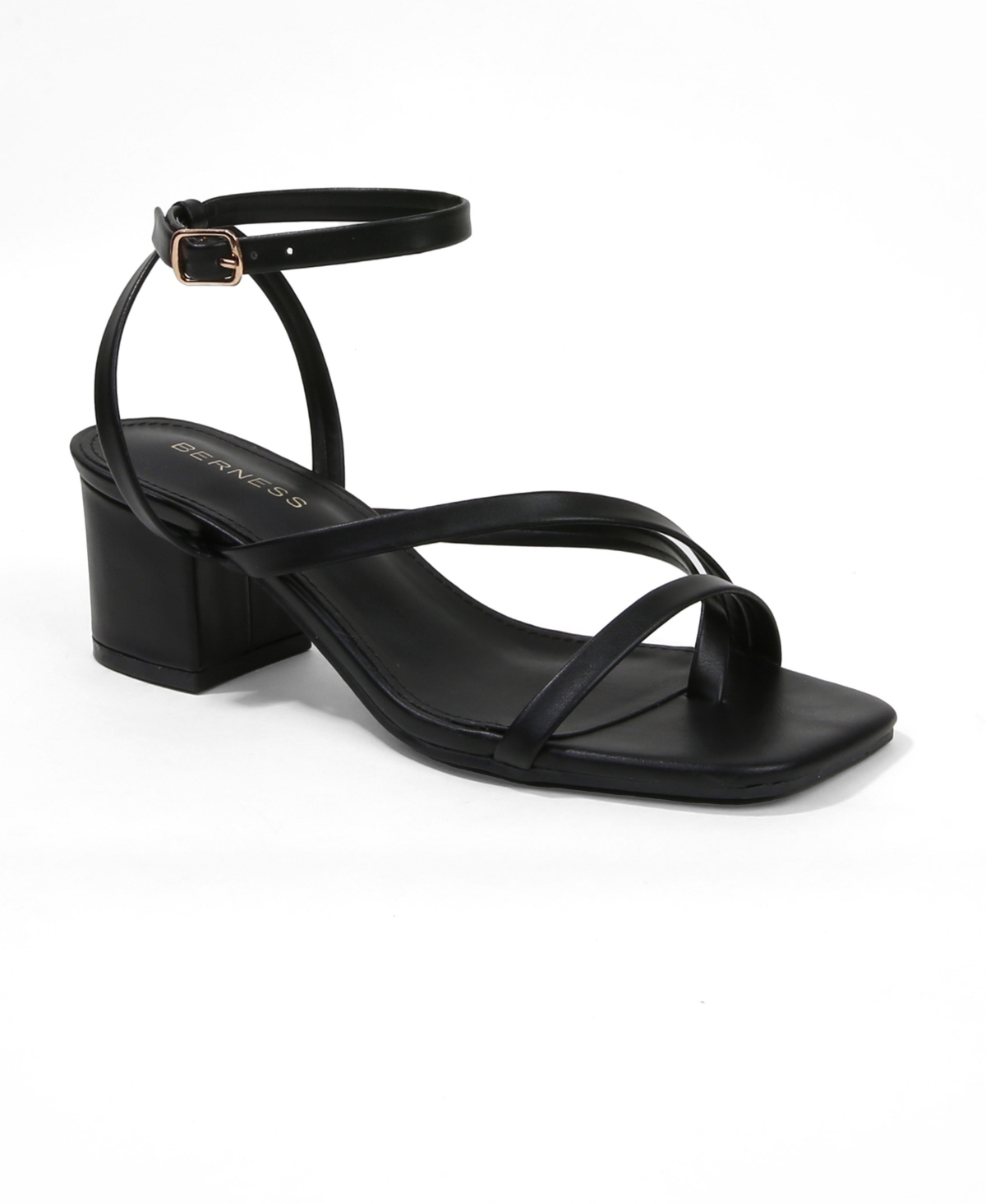 Click here for Berness Womens Elara Minimal Thong Block Heel Sand... prices