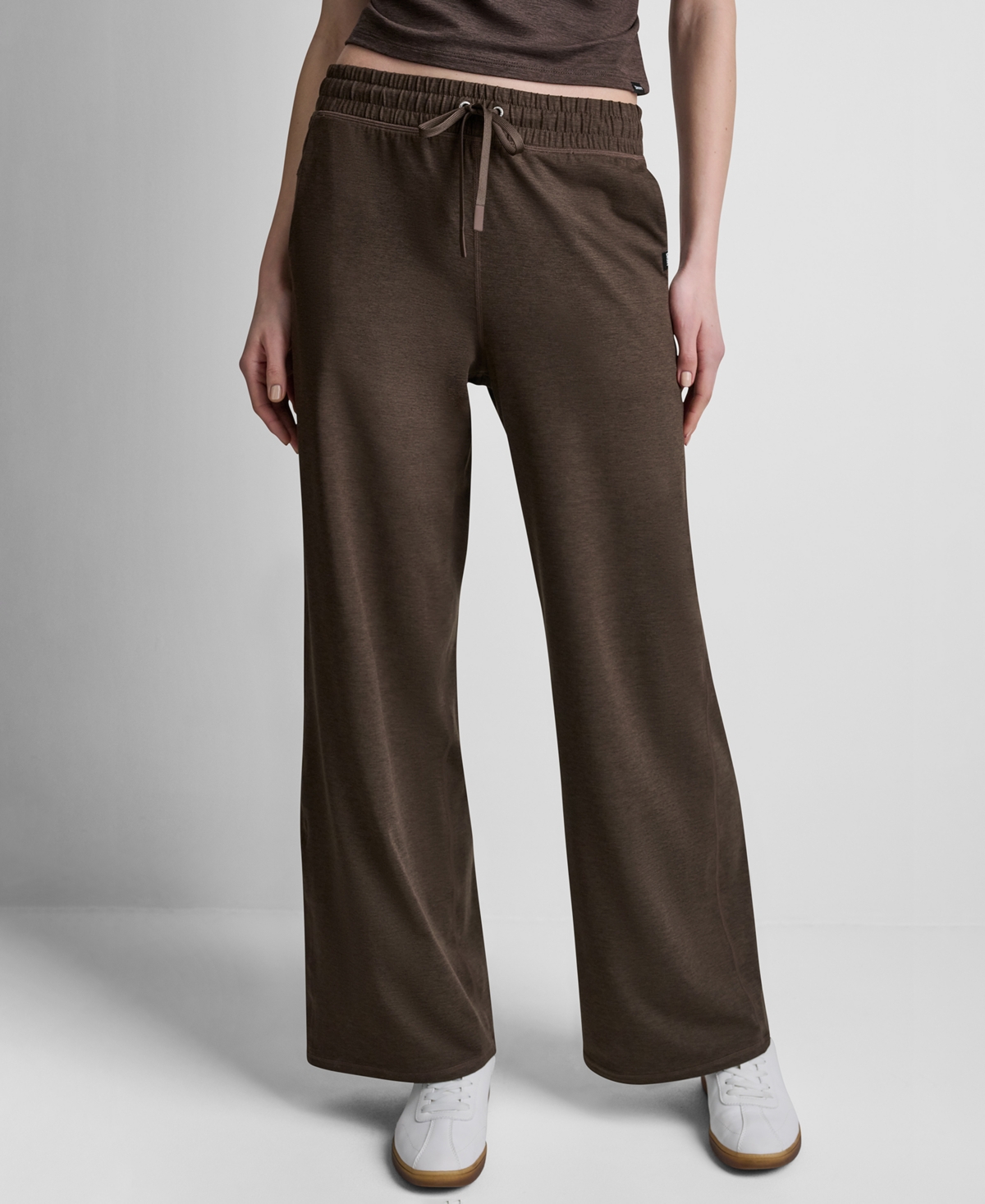 Click here for Dkny Womens Regular Fit Wide Leg Pants - Espresso... prices