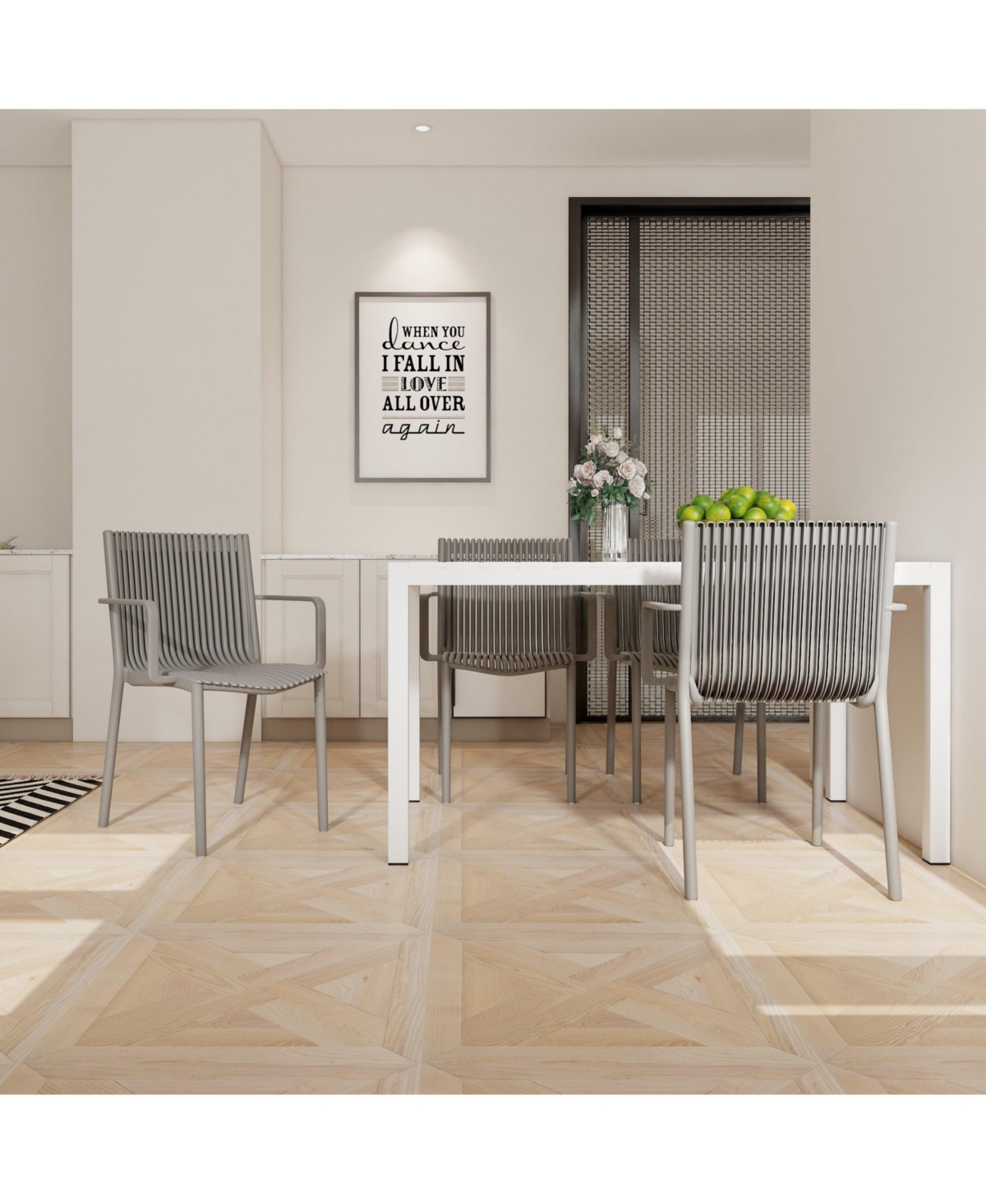 Click here for Mondawe 5-Piece Outdoor Dining Set - 55 Inch Table... prices