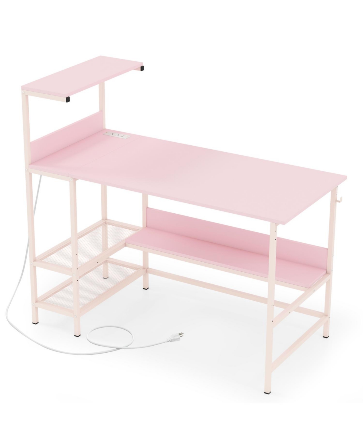 Click here for Slickblue Study Computer Desk with Power Outlets a... prices
