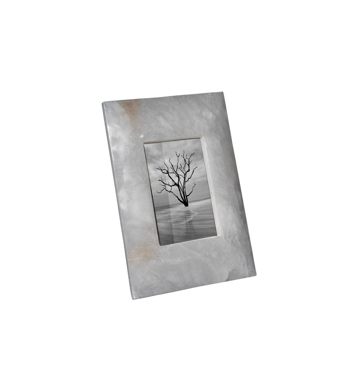 Click here for The Collective  Santo Alabaster Frame - White - 4x... prices