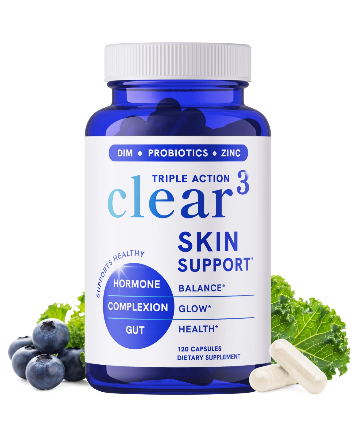 Click here for SMNutrition Clear-3 Skin Support Supplement with D... prices