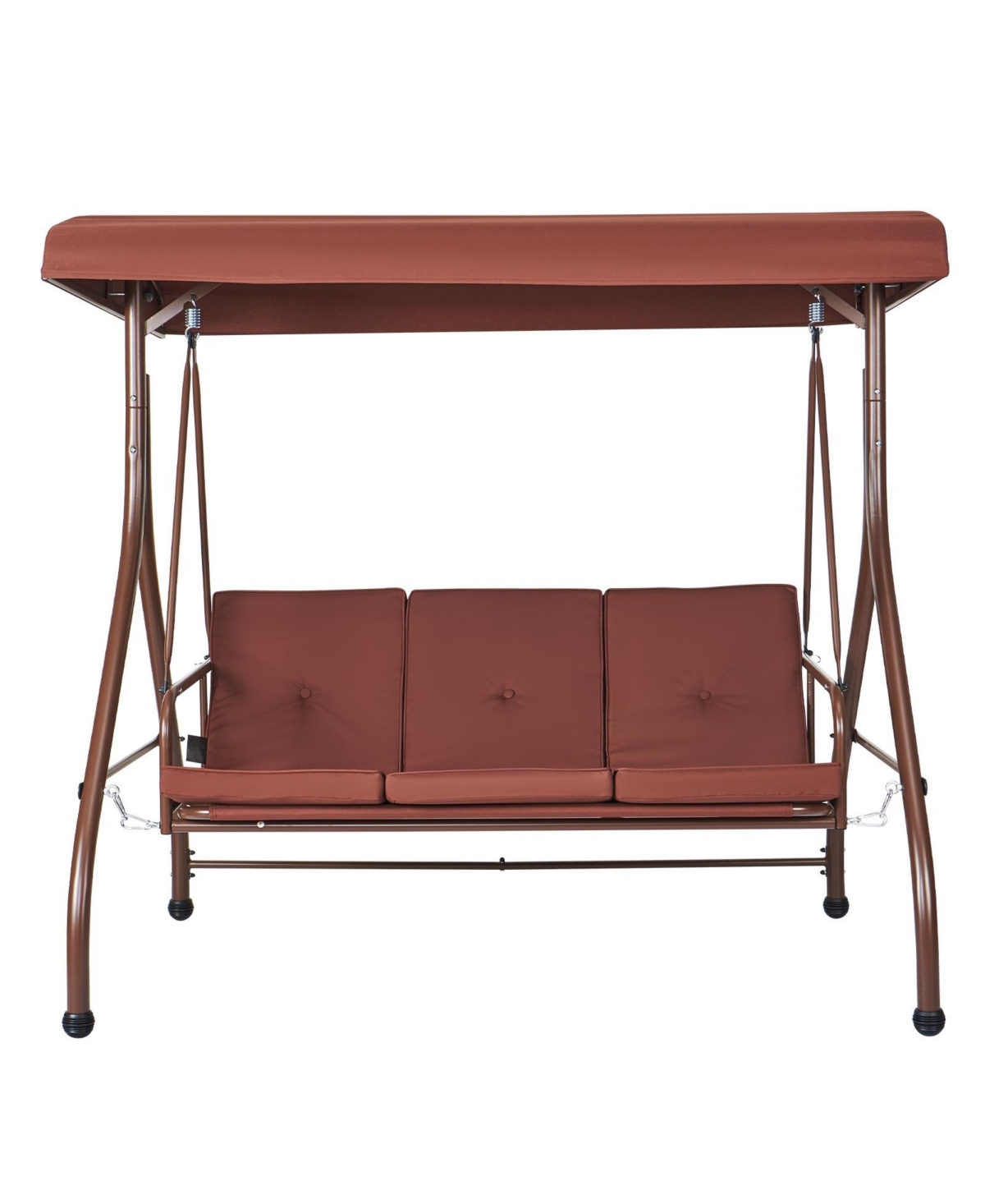 Click here for Cozito 3-Seat Patio Swing Chair with Adjustable Ca... prices