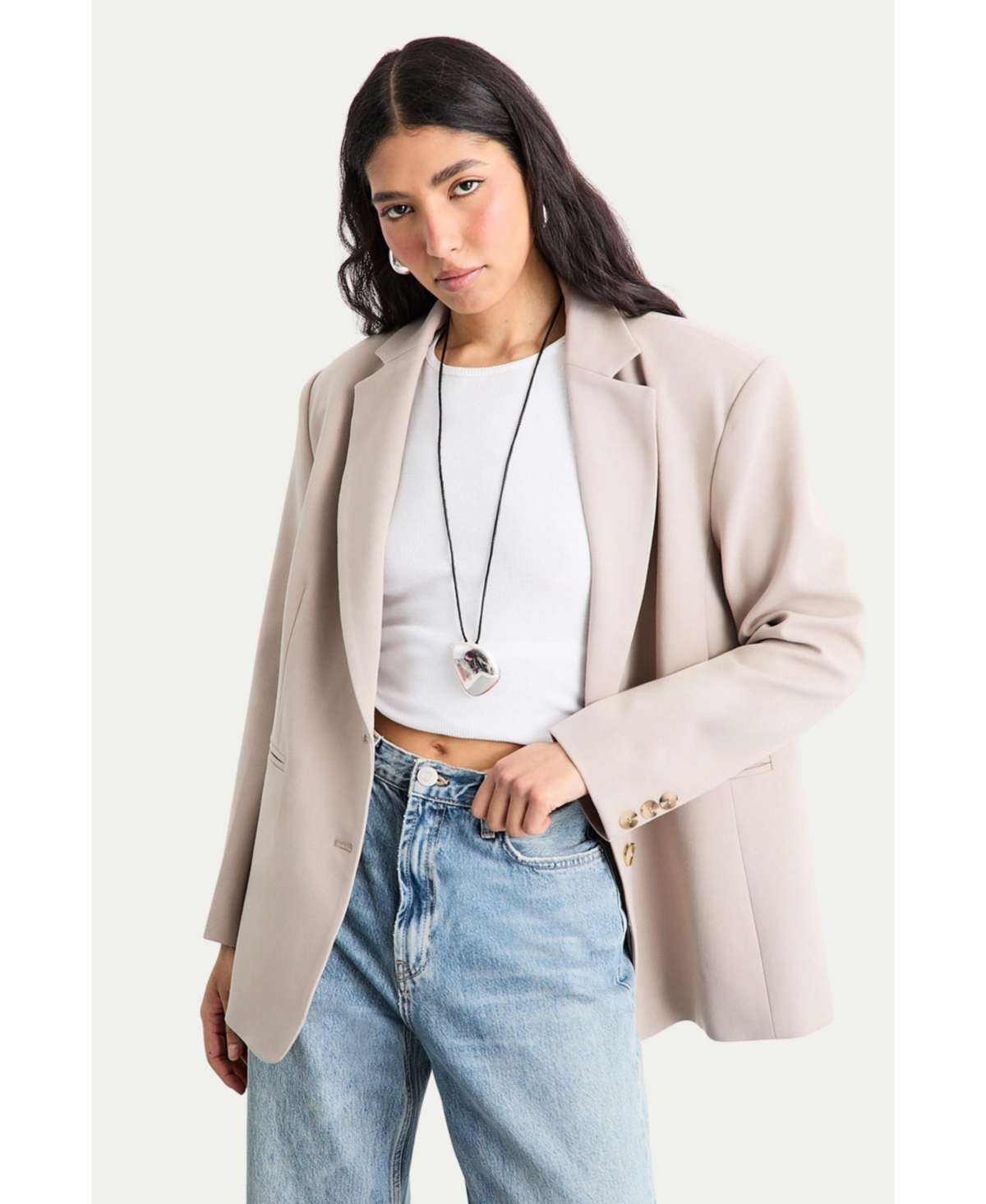 Click here for Warehouse Womens Oversized Single Breasted Blazer... prices