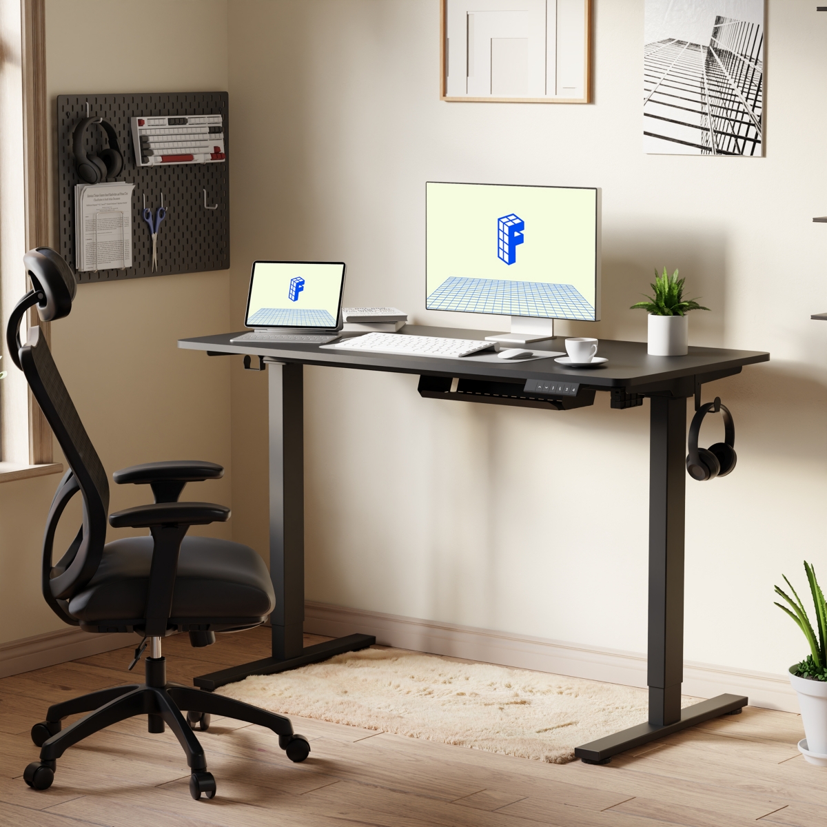 Click here for FlexiSpot Adjustable Standing Desk with Memory Con... prices