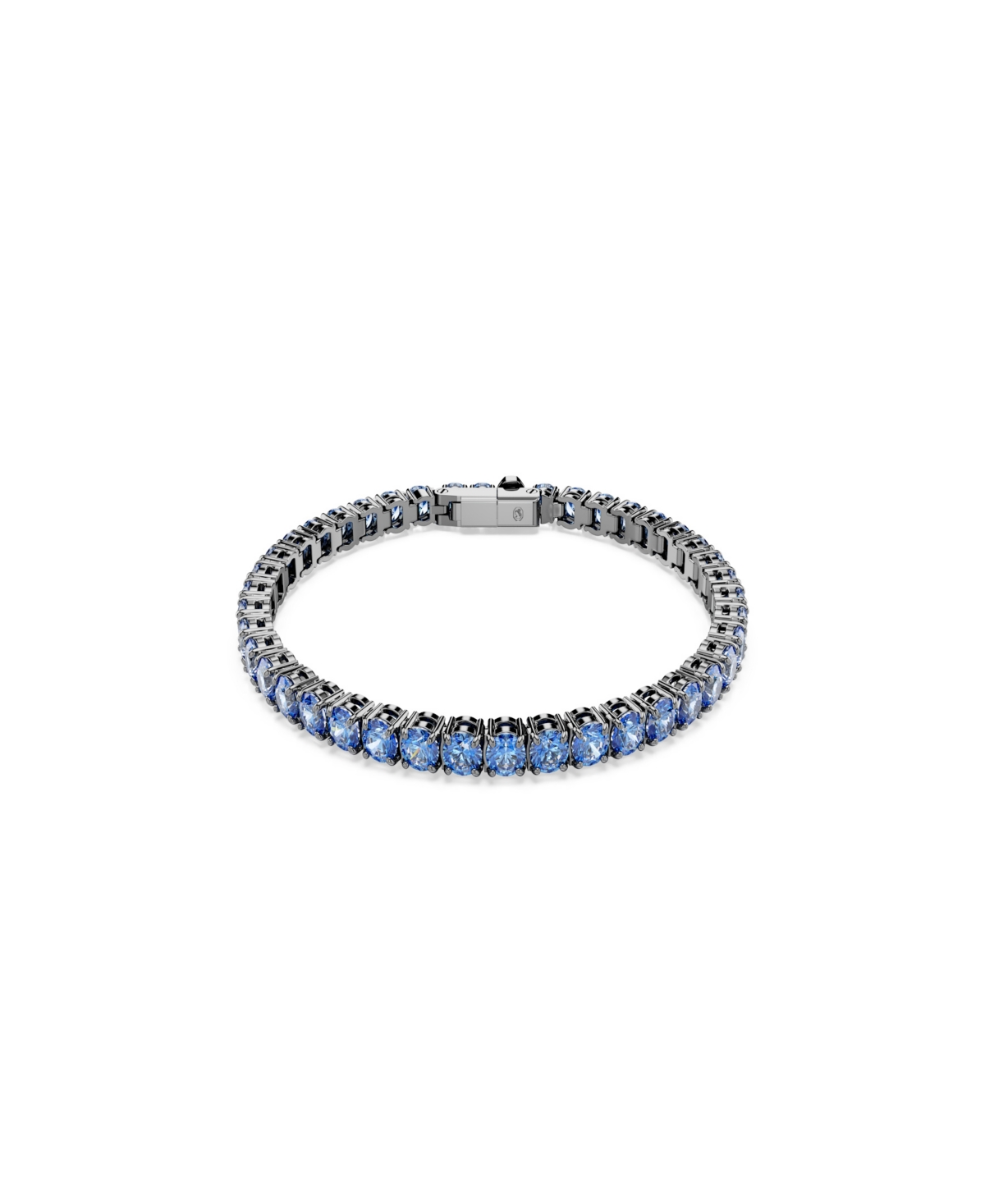 Click here for Swarovski Ruthenium-Plated Matrix Tennis Bracelet... prices