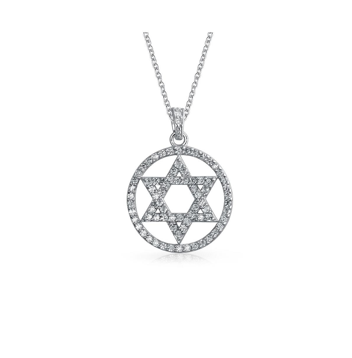 Click here for Bling Jewelry Star of David Pendant Necklace Cubic... prices