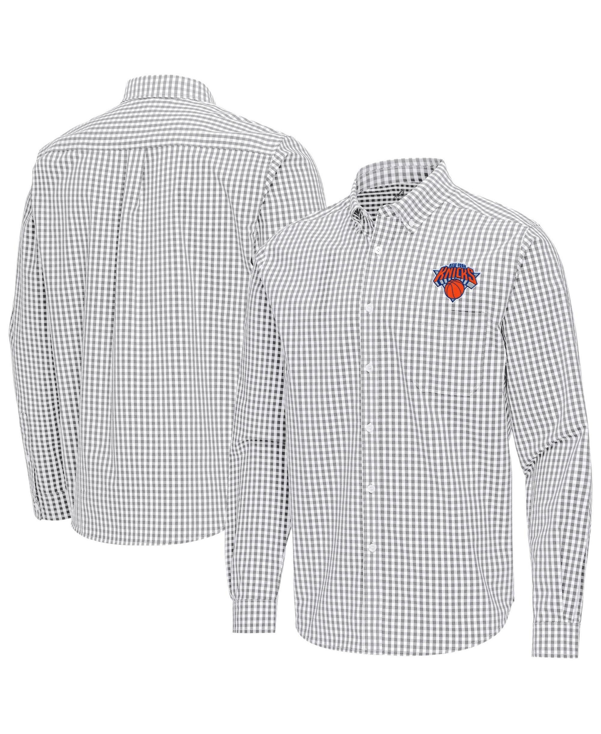 Click here for Antigua Mens Gray New York Knicks Ellis Woven Tri-... prices