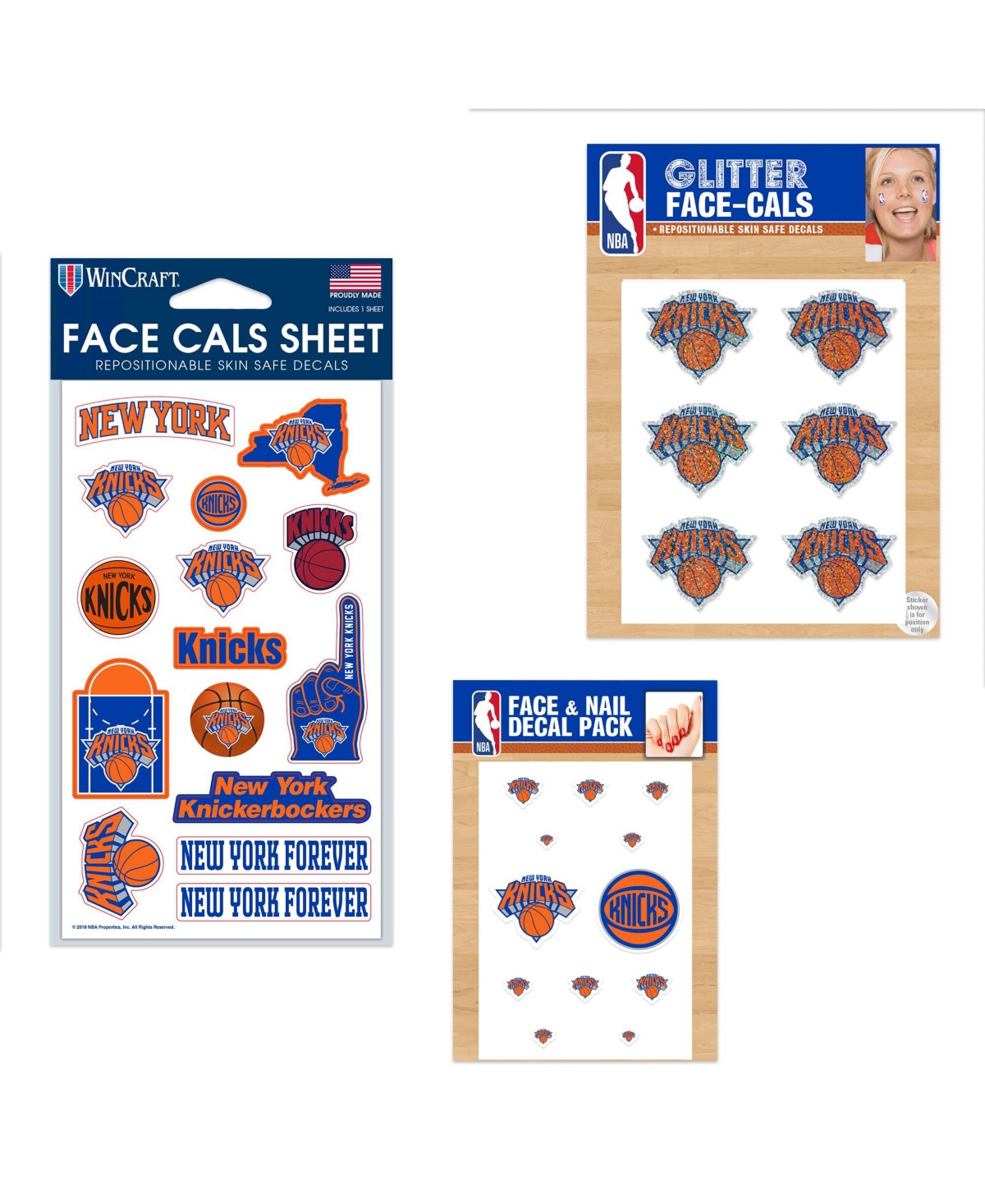 Click here for Wincraft New York Knicks 4 x 7 Waterless Tattoos S... prices