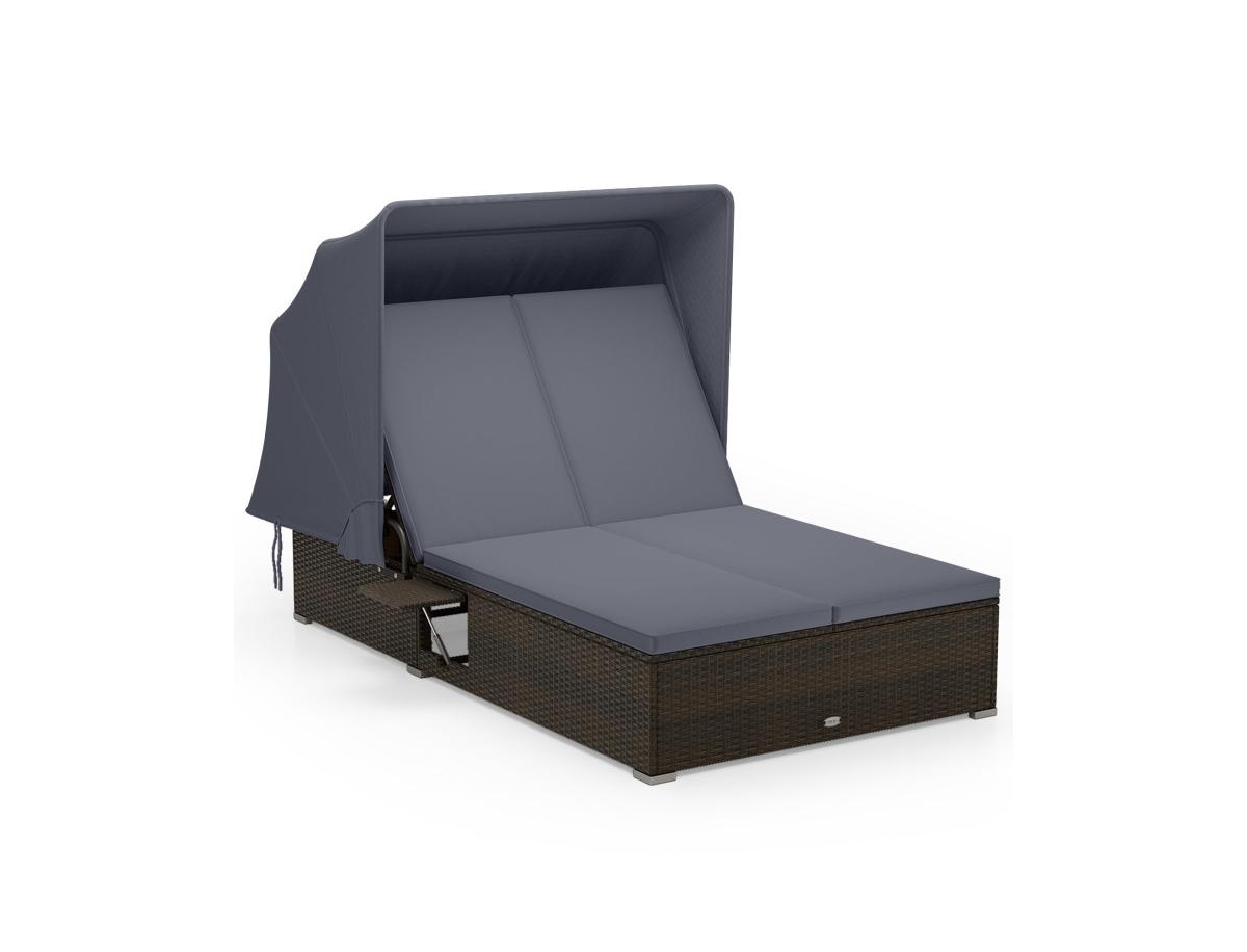 Click here for Boyel Living Patio Double Chaise Lounge with Shade... prices
