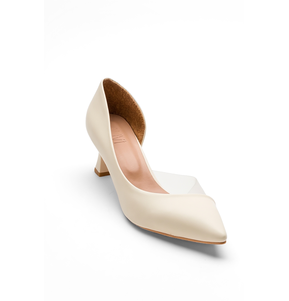Click here for Prologue Shoes Womens Vera Pointed Toe Pump - Crea... prices