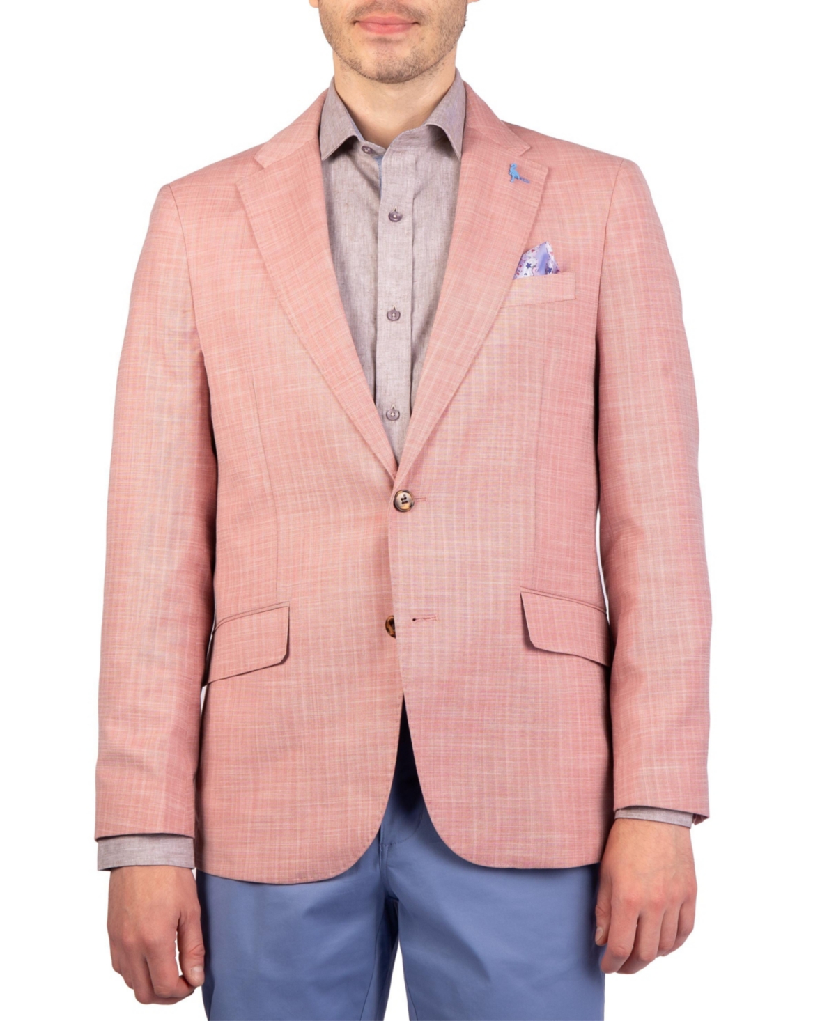 Click here for Tailorbyrd Men Solid Dobby Sport Coat - Sunwashed... prices