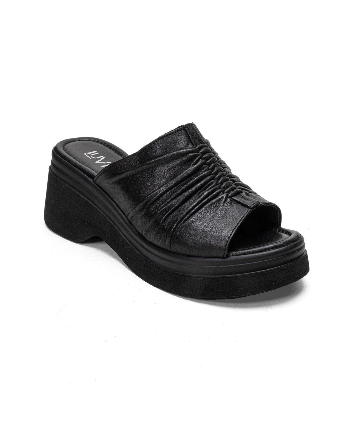 Click here for Forever & Always Shoes Nellie Leather Platform San... prices