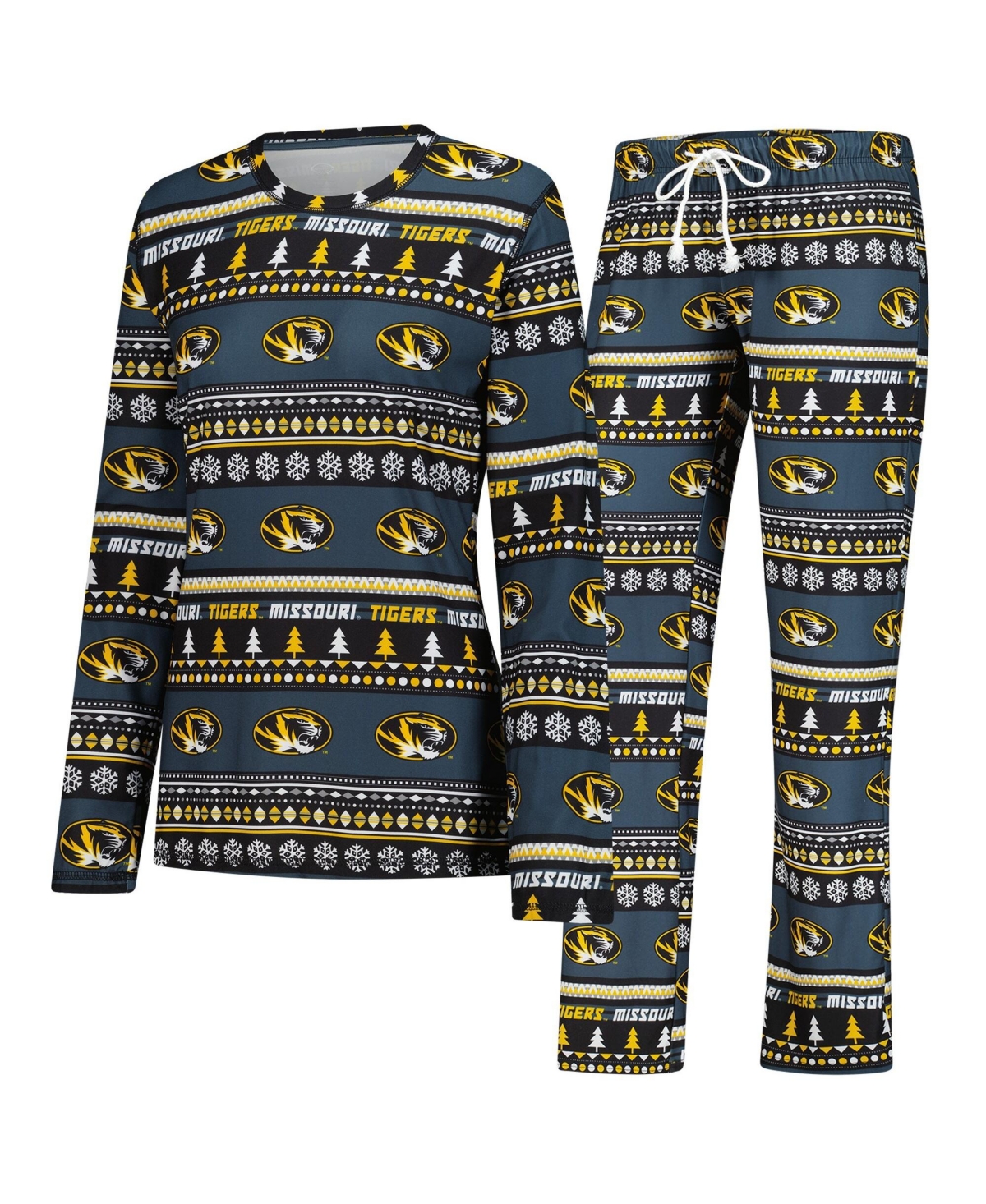 Click here for Concepts Sport Womens 2-Piece Black Missouri Tiger... prices
