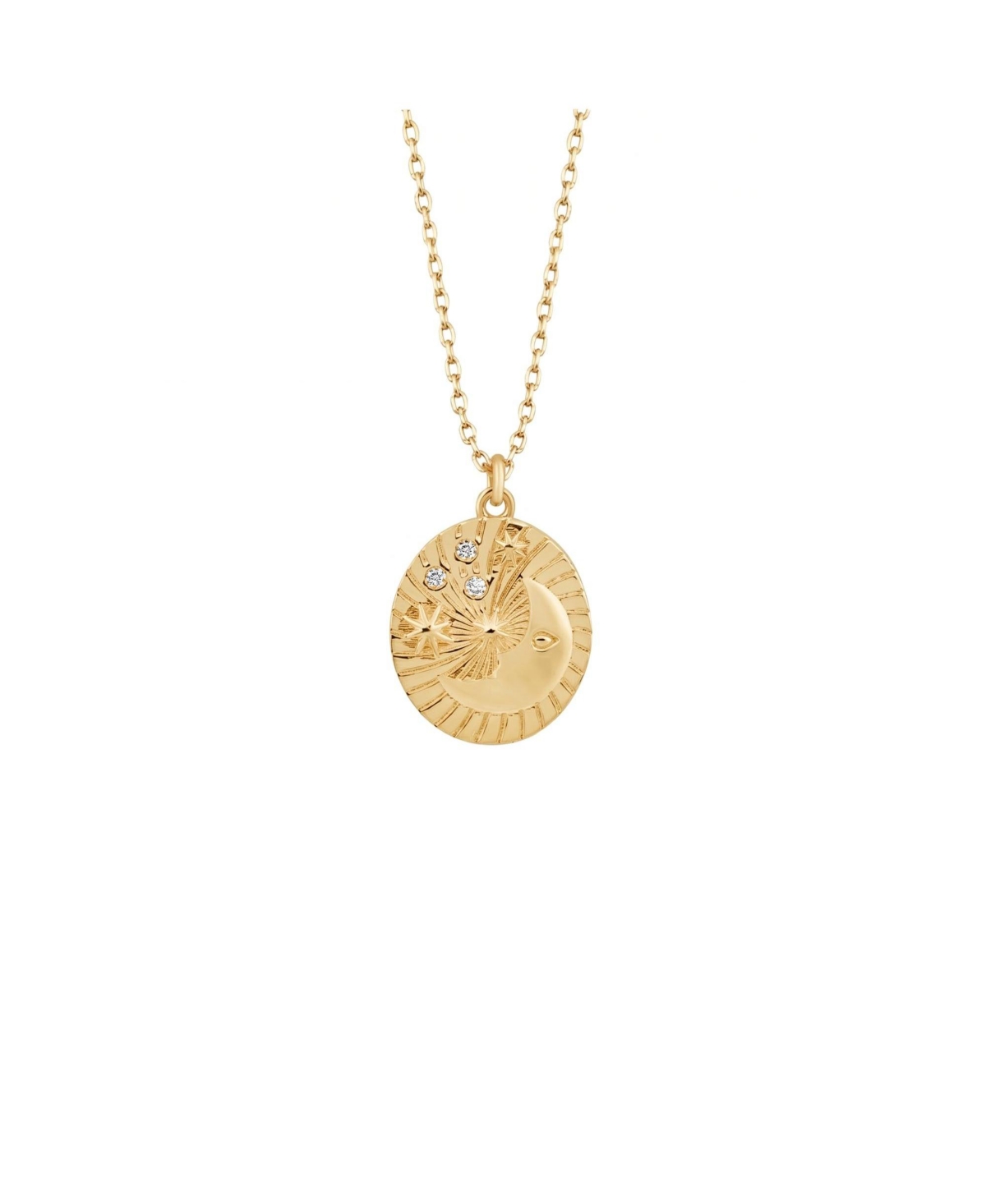 Click here for Spero London Moon Embossed Silhouette Sterling Sil... prices