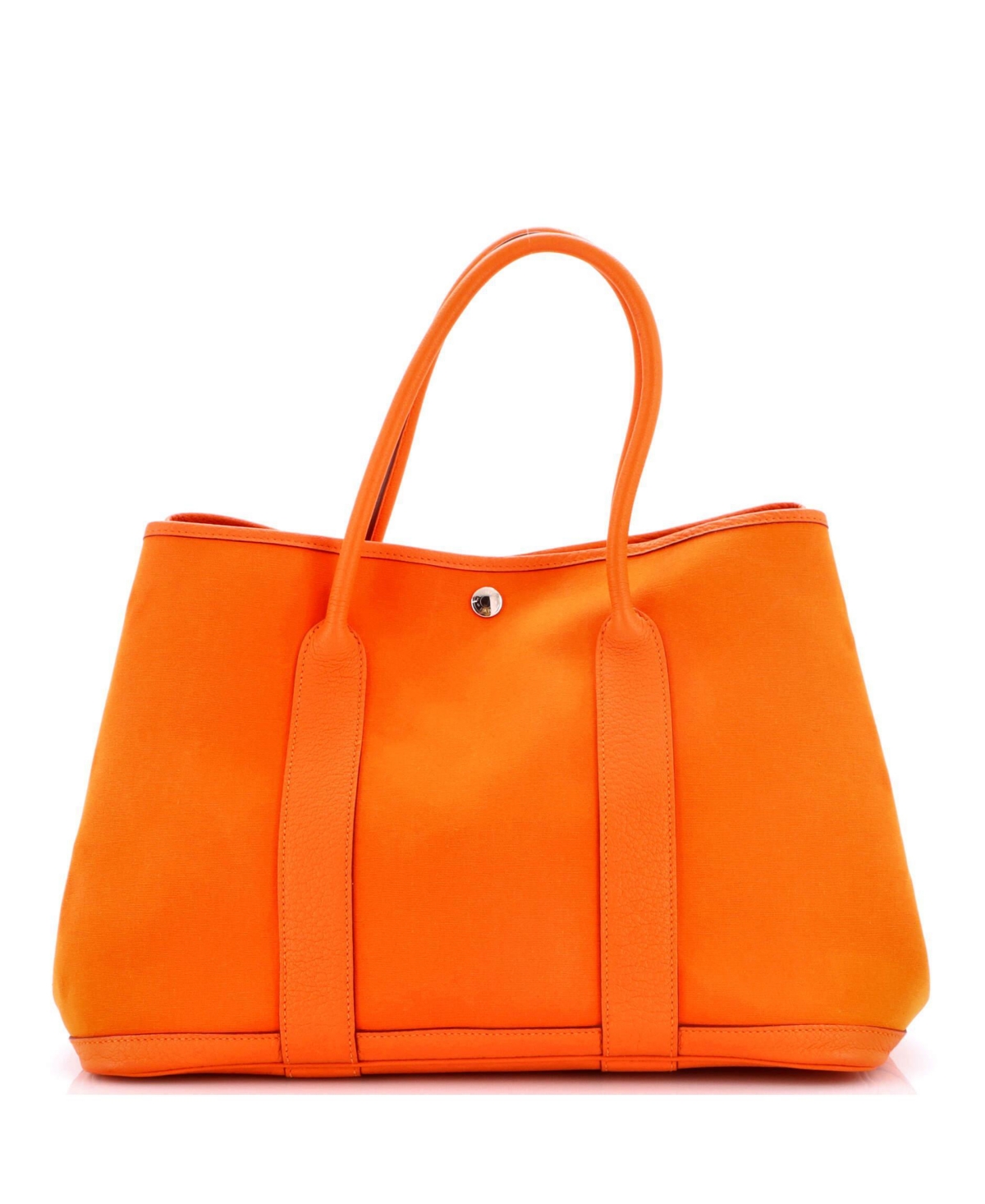 Click here for Pre-Owned HERMES 36 Garden Party Tote Toile and Le... prices