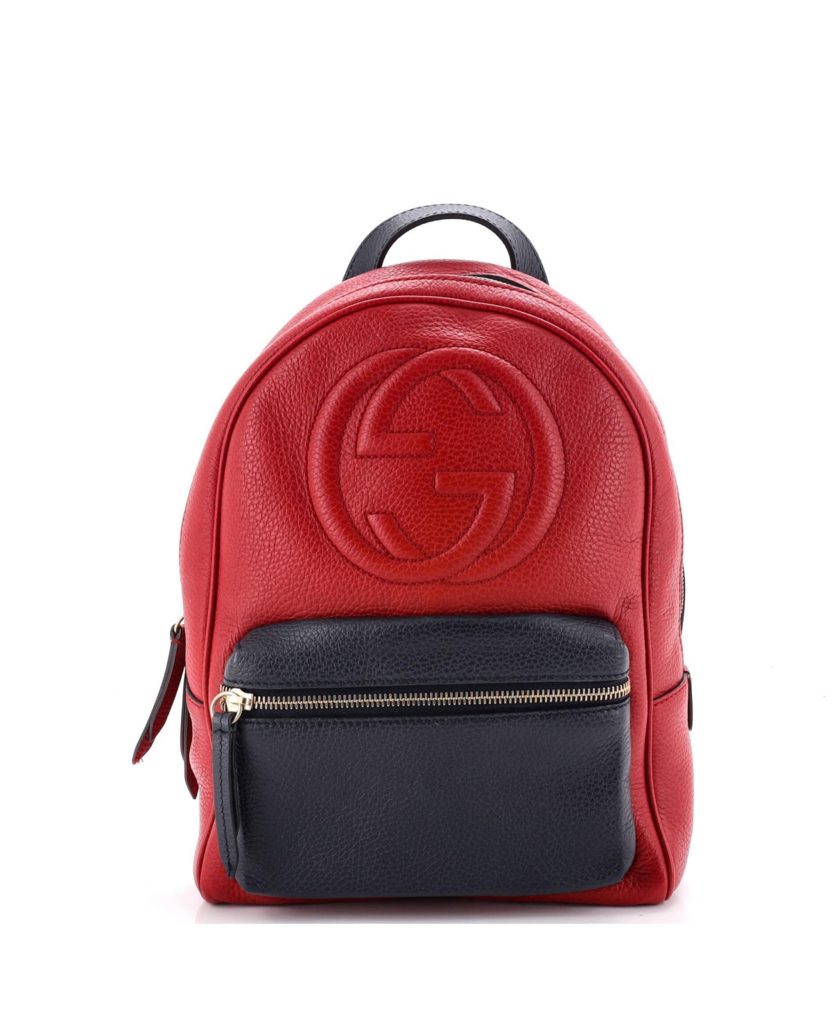Click here for Pre-Owned Gucci Soho Chain Backpack Leather - Red prices