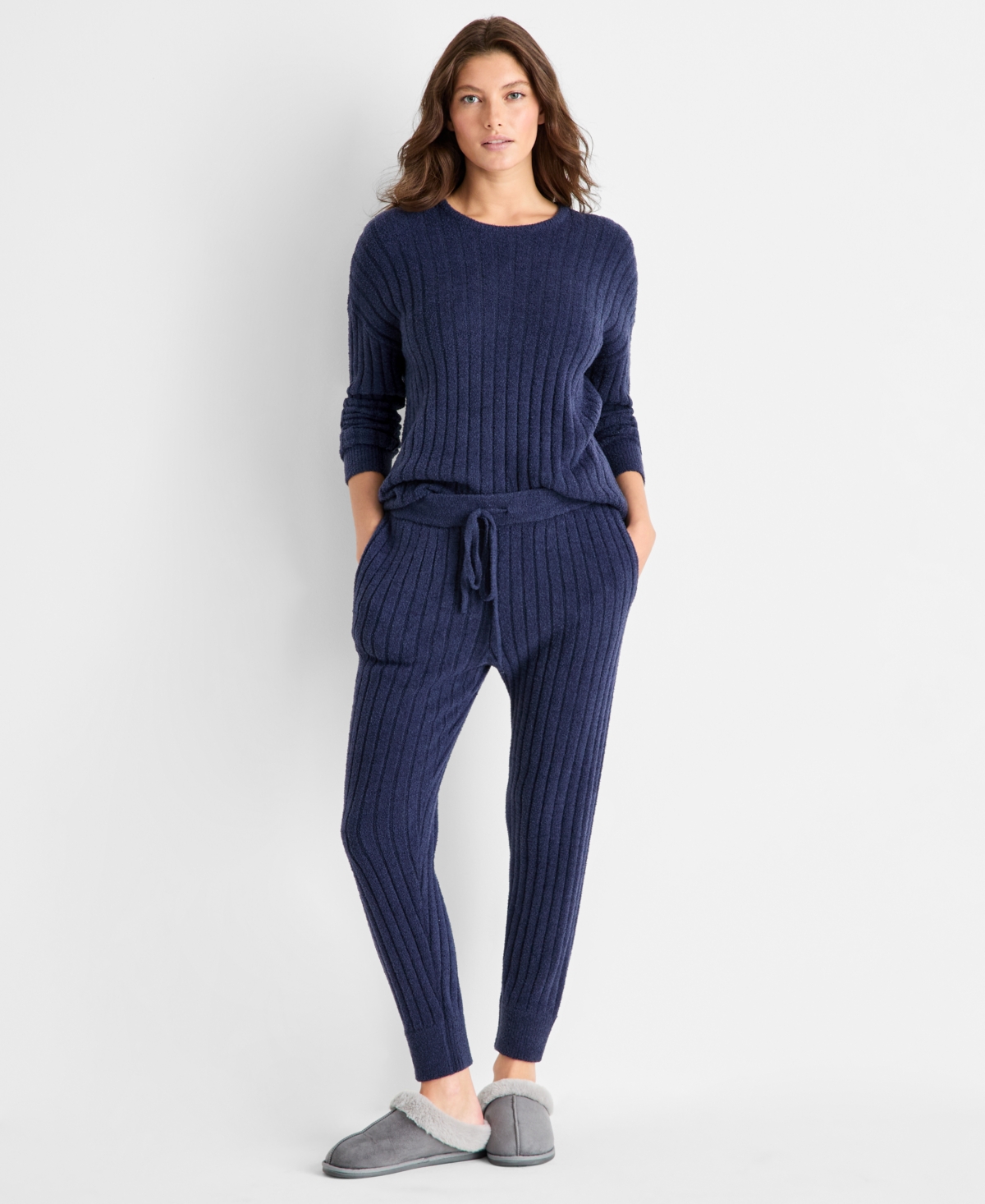 Click here for State of Day Womens Chenille Crewneck and Jogger S... prices