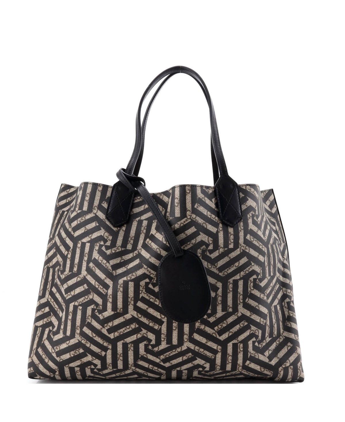 Click here for Pre-Owned Gucci Medium Reversible Tote Caleido Gg... prices