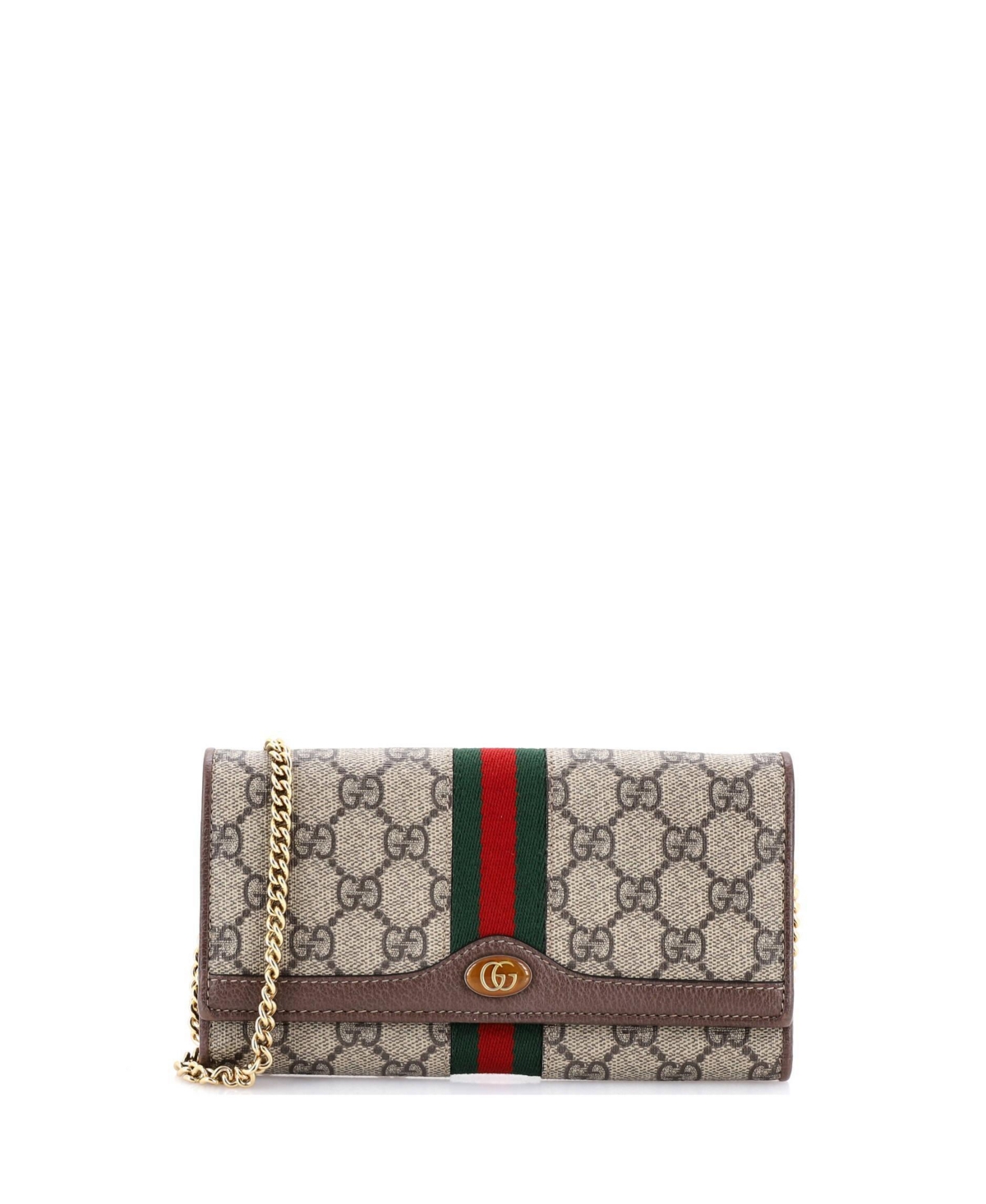 Click here for Pre-Owned Gucci Ophidia Chain Wallet Gg Coated Can... prices