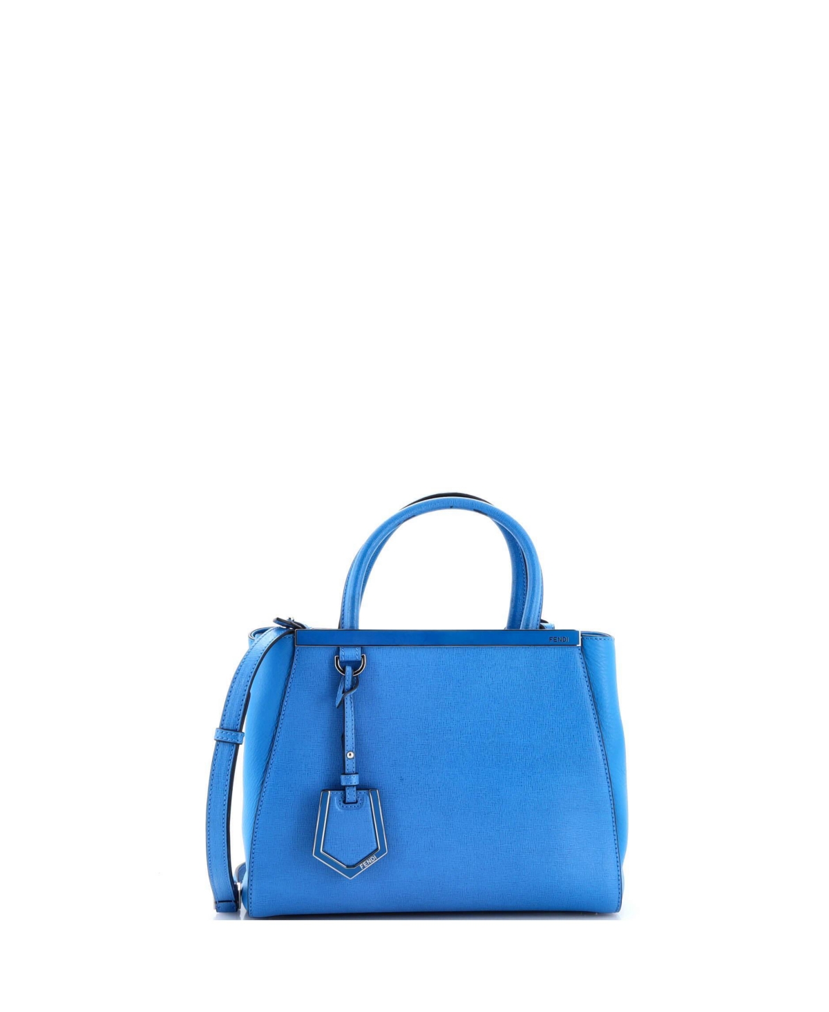 Click here for Pre-Owned Fendi Petite 2Jours Bag Leather - Blue prices