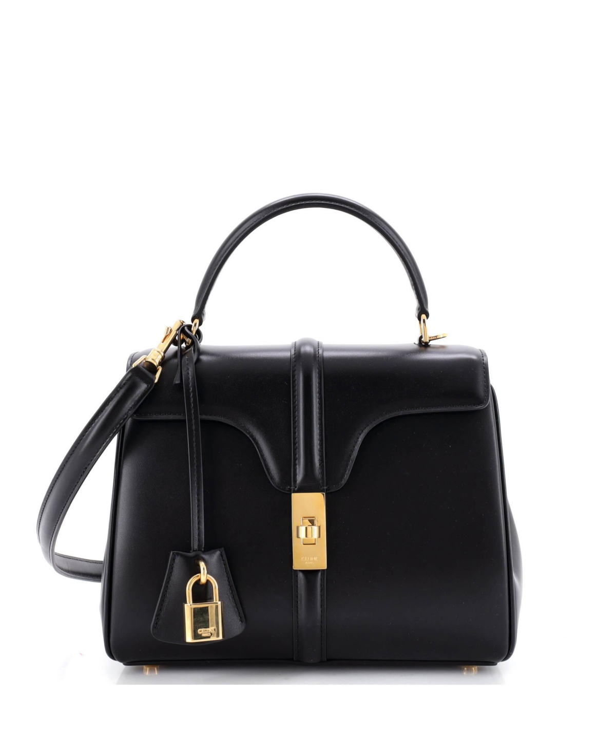 Click here for Pre-Owned Celine Small 16 Top Handle Bag Smooth Ca... prices
