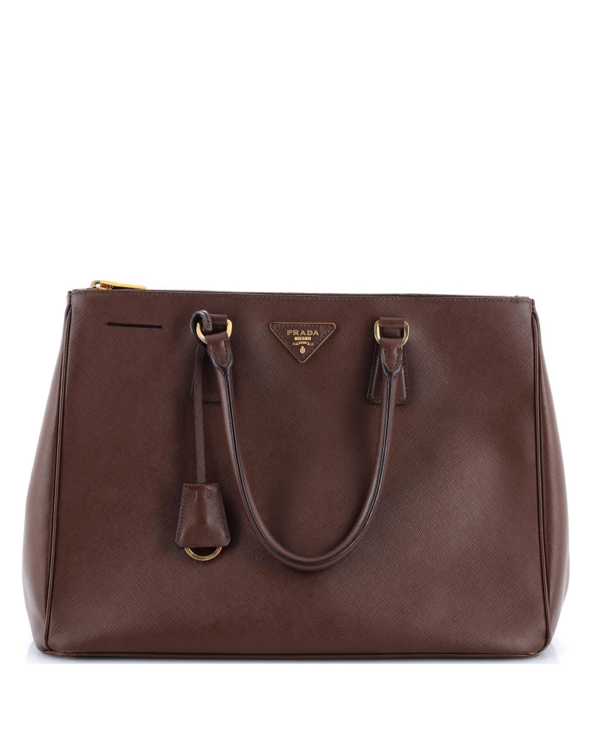 Click here for Pre-Owned Prada Large Double Zip Lux Tote Saffiano... prices