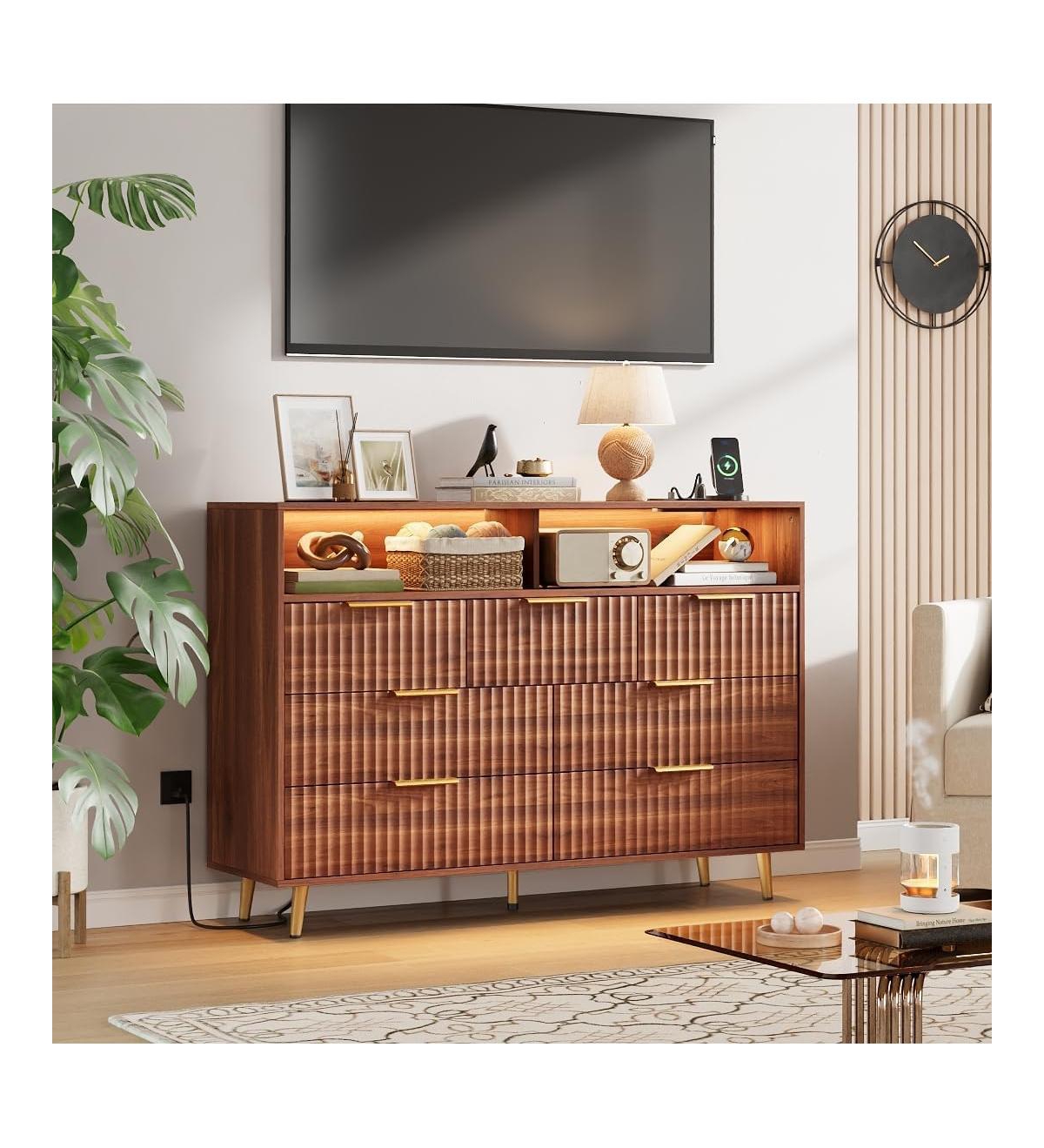 Click here for gaomon 6 Drawers Dresser for Bedroom  Dressers wit... prices