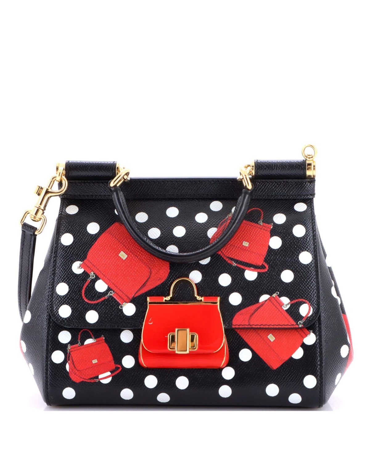 Click here for Pre-Owned Dolce & Gabbana Medium Miss Sicily Bag P... prices