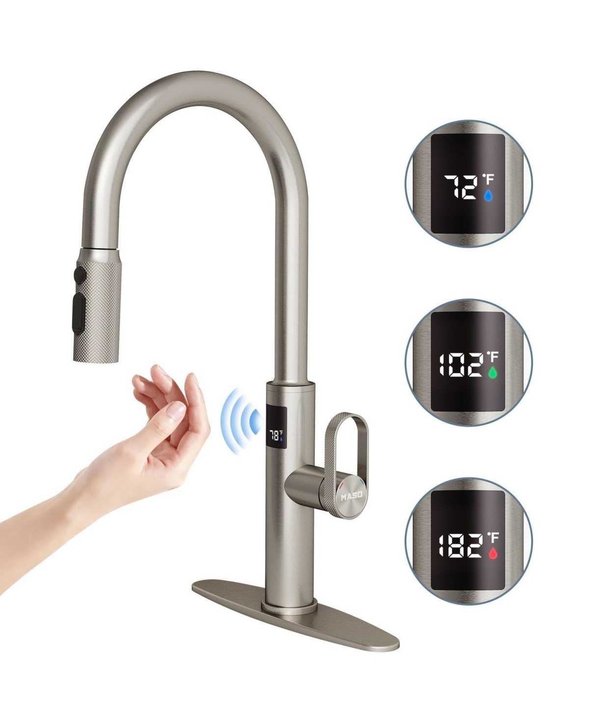 Click here for Phying 360 Swivel Touchless Kitchen Faucet Anti Ru... prices