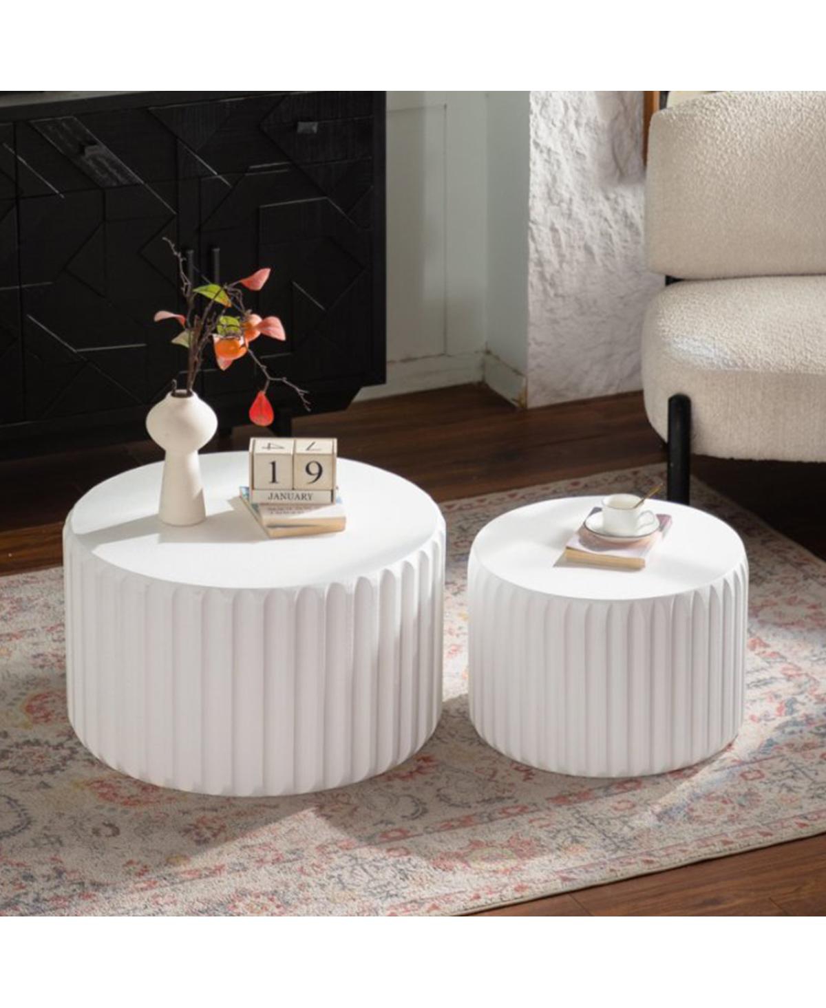 Click here for Streamdale Furniture Nesting Round Coffee Table Se... prices