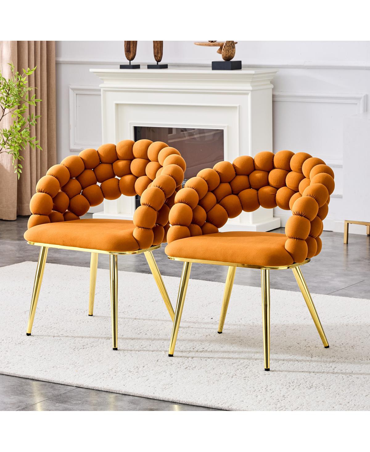 Click here for Streamdale Furniture Set of 2 Velvet Bubble Chairs... prices