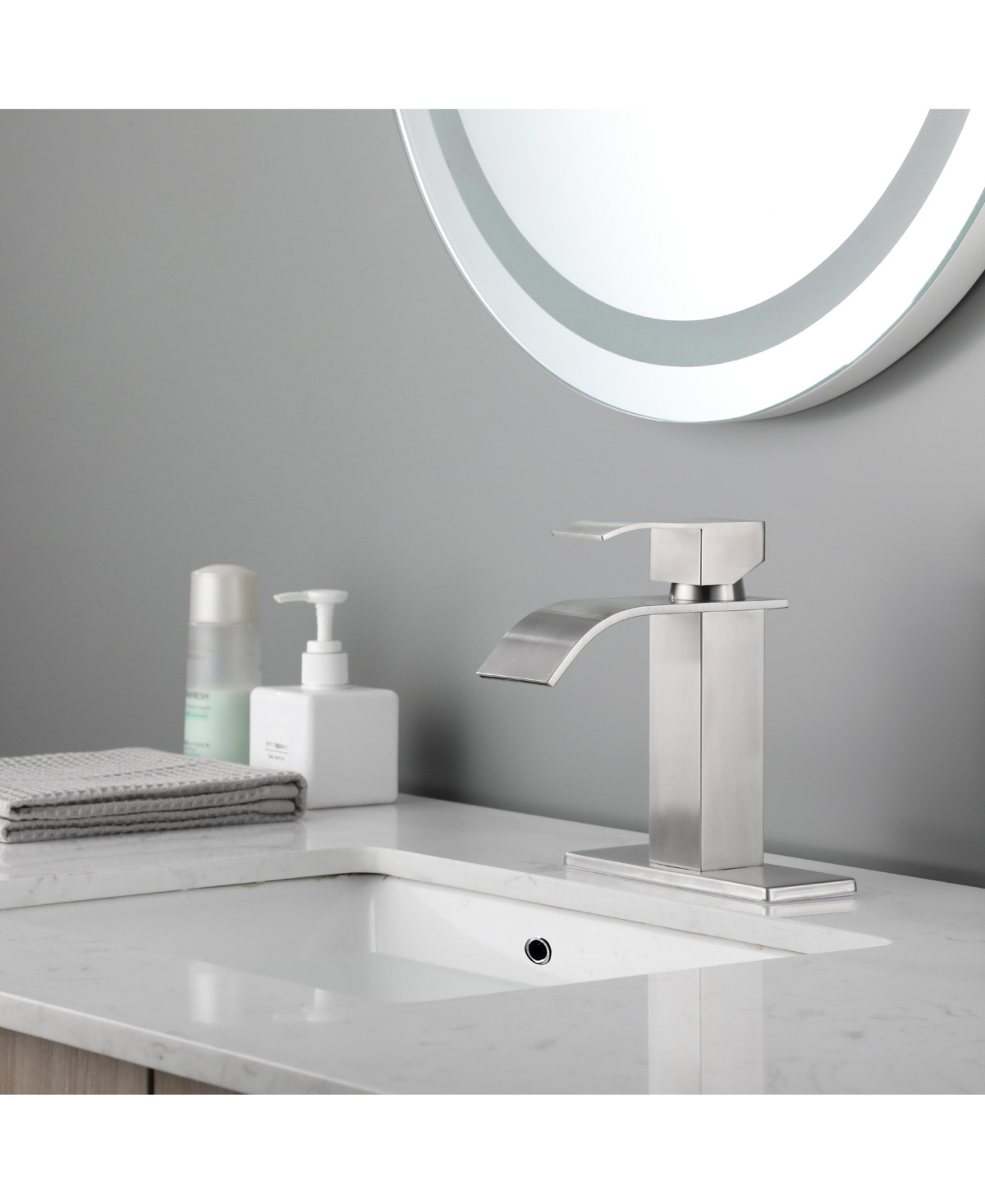 Click here for Phying Waterfall Spout Bathroom Sink Single Handle... prices