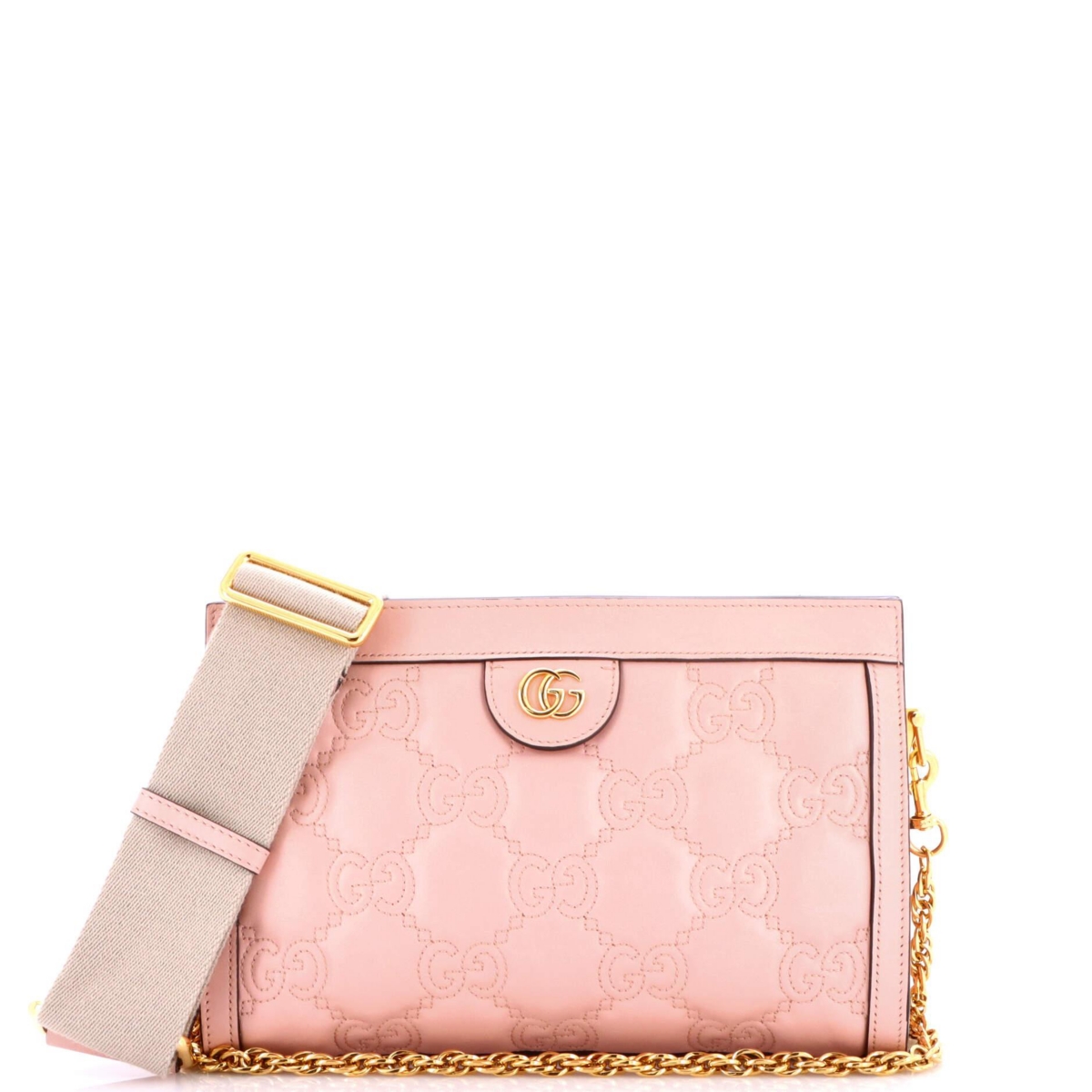Click here for Pre-Owned Gucci Small Gg Shoulder Bag Gg Matelasse... prices