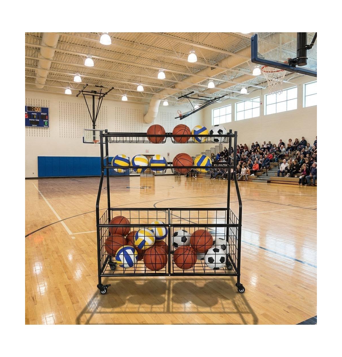 Click here for Xo Rolling Sports Equipment Organizer  Garage Ball... prices