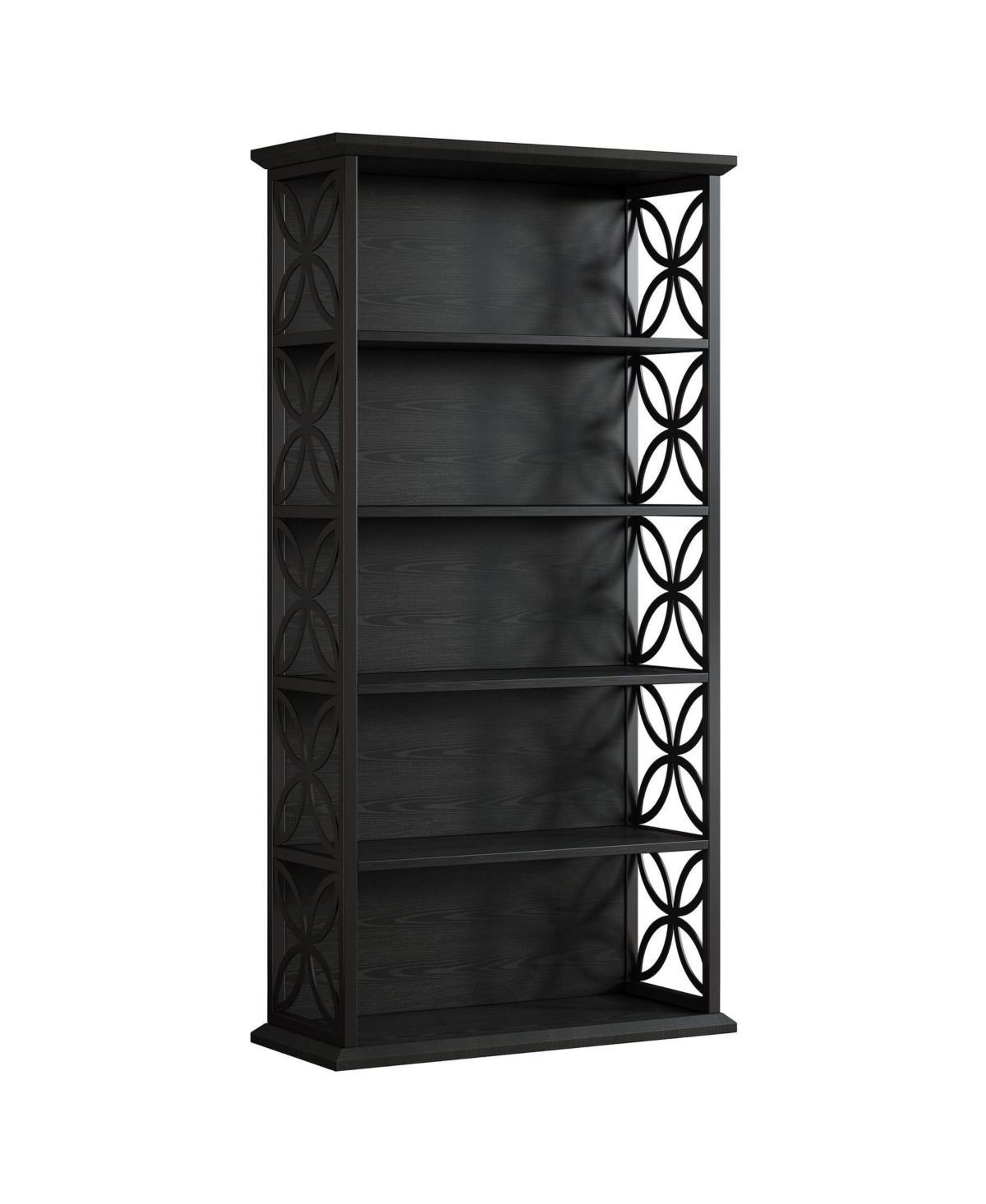 Click here for Slickblue Modern 6 Tier Bookcase with Metal Frame... prices