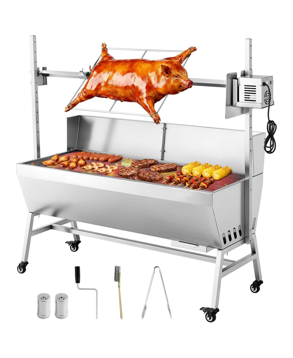 Click here for Cozito Rotisserie Grill  38W Charcoal Spit Roaster... prices