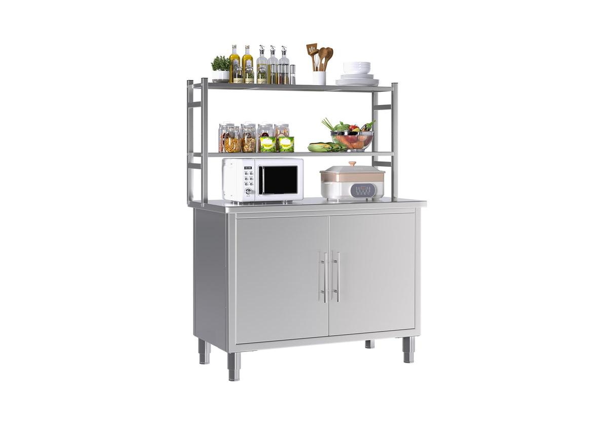 Click here for Aecojoy Stainless Steel Table with Cabinet 40x20 P... prices