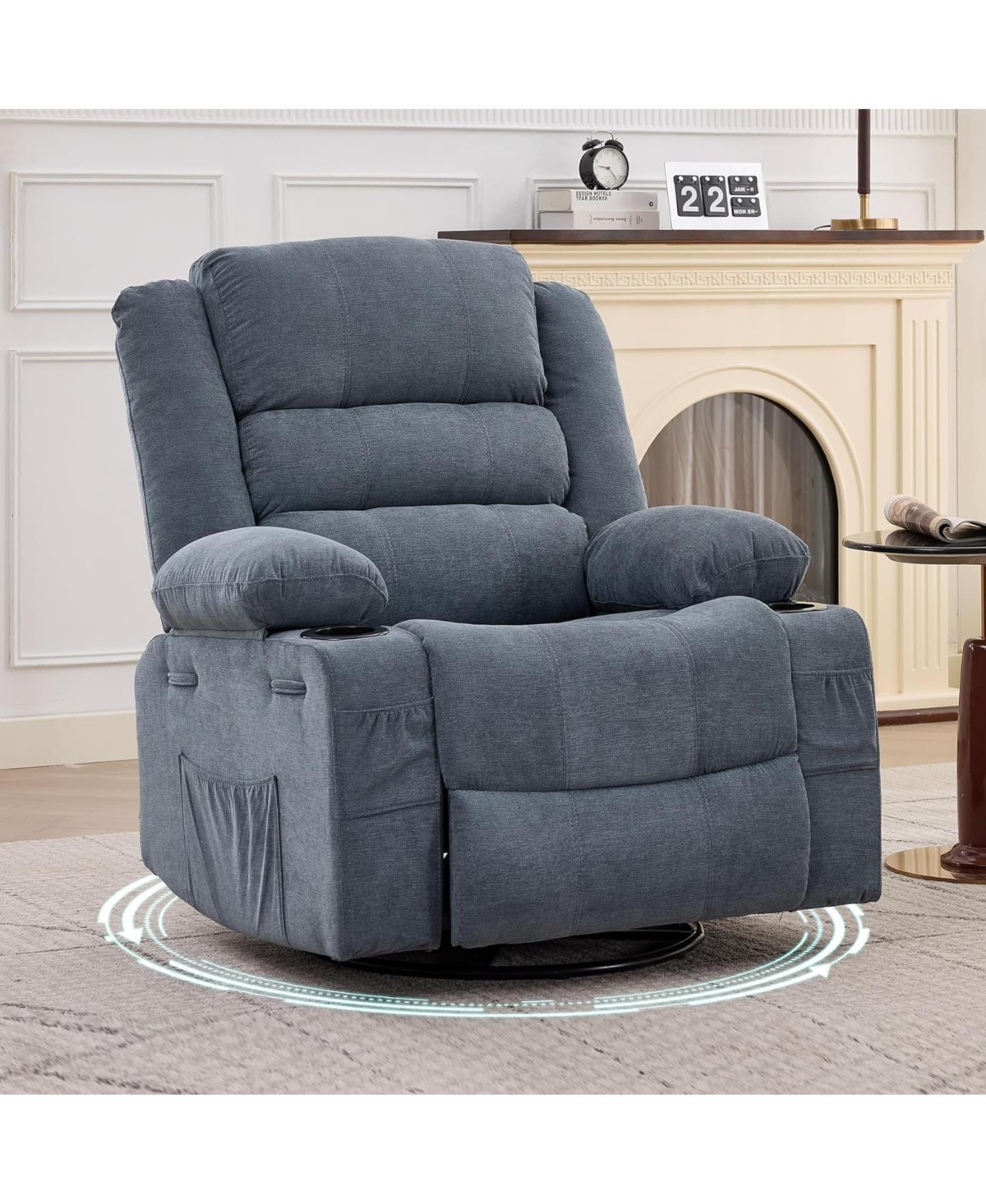 Click here for gaomon Wide 360degree(s) Swivel Rocker Recliner fo... prices